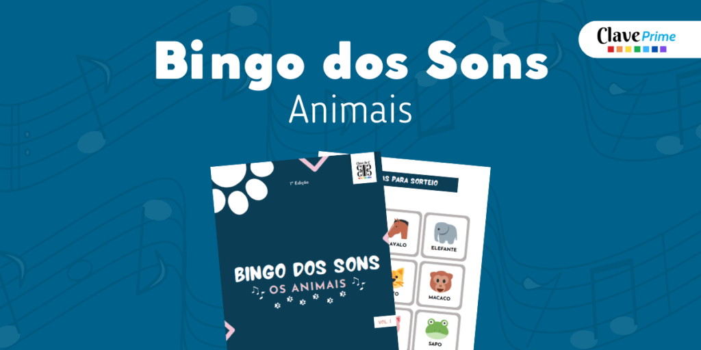Jogo Bingo dos Sons | Animais - Clave de C
